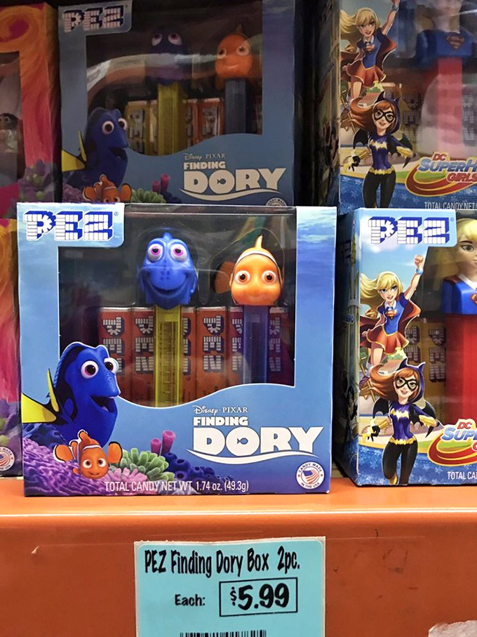 PEZ dispensers featuring favorite characters prove that sometimes the container is almost as fun as the candy inside. Almost.