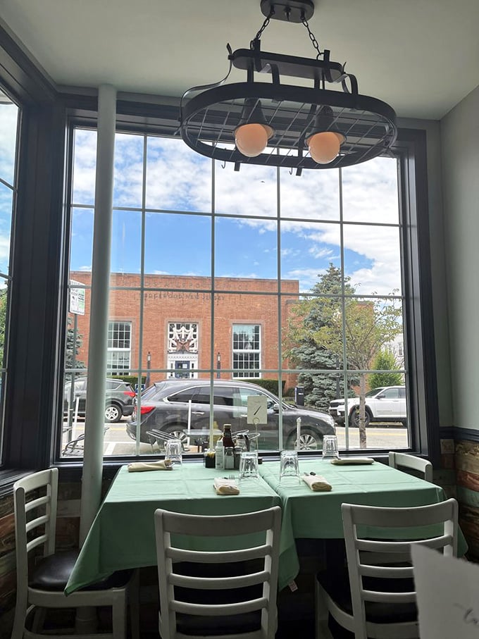 The caf&eacute;'s storefront promises three square meals, but let's be honest&mdash;we're all here for those legendary pancakes.