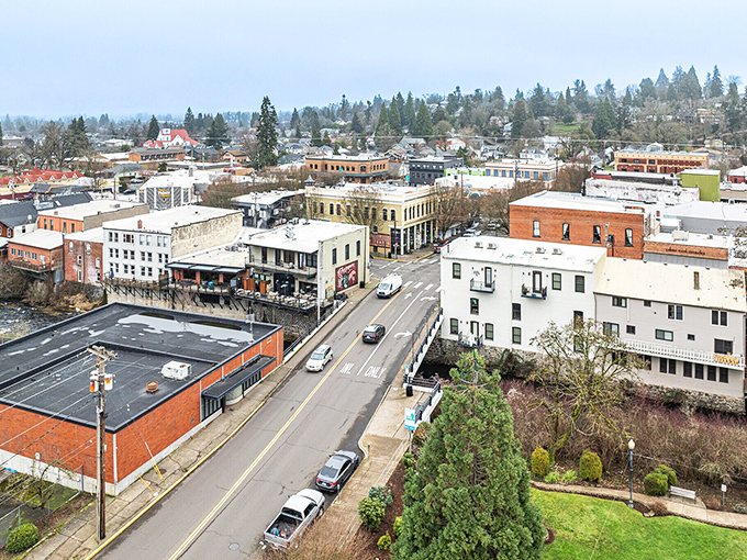 From above, Silverton reveals itself as the perfect-sized town &ndash; big enough for variety, small enough that parking isn't a competitive sport.