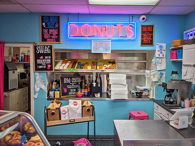 Behind the scenes at donut headquarters, where coffee meets pastry in a dance as old as breakfast itself.