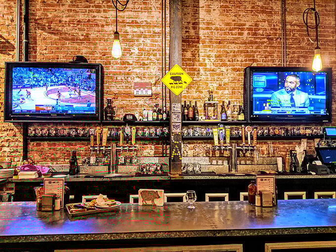 A bar that understands the sacred relationship between sports, craft beer, and barbecue. This is where adult beverages meet meat in perfect harmony.