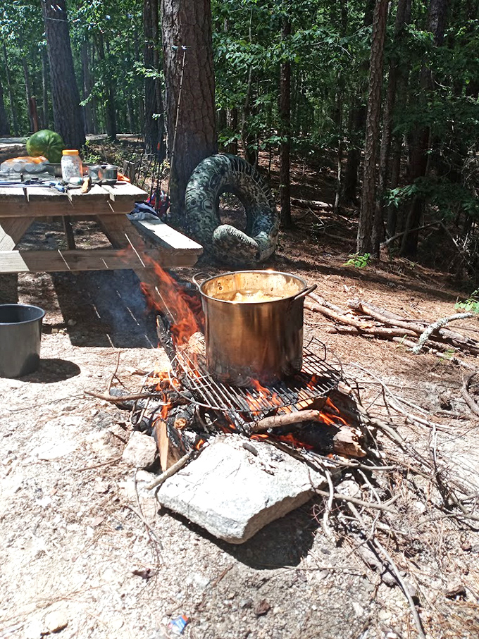 Campfire cooking at its primal best&mdash;where a bubbling pot over crackling flames somehow makes everything taste better than any five-star restaurant.