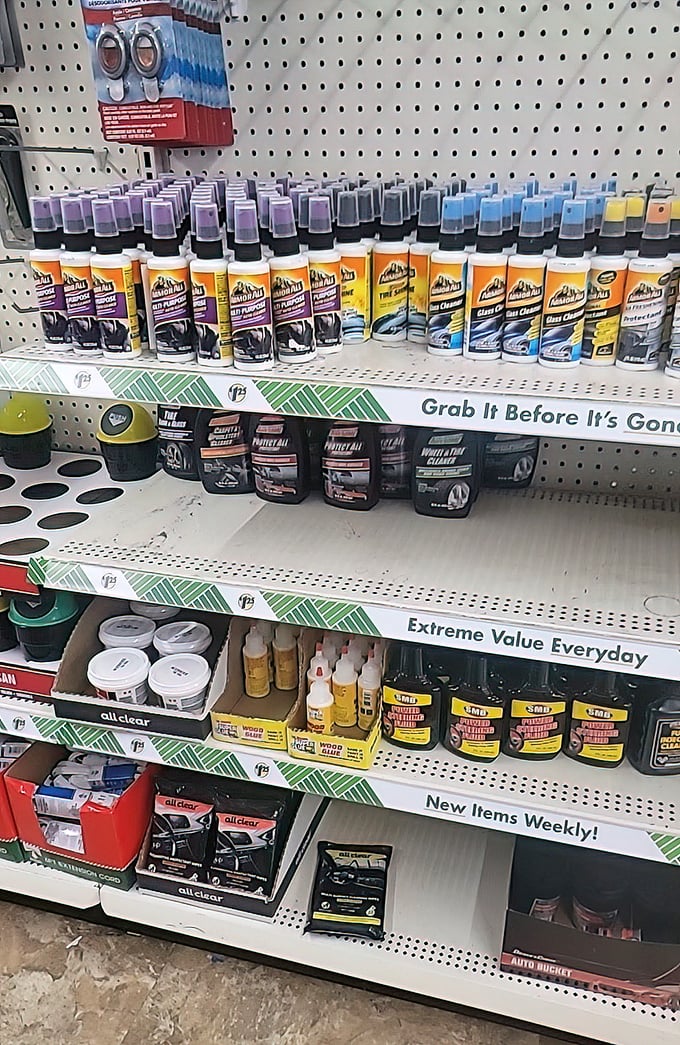 Car care products that promise to treat your vehicle right without treating your bank account wrong. Adulting made affordable.