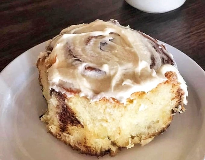 The cinnamon roll that ate Manhattan&mdash;swirled perfection topped with frosting that melts just enough to make you forget about your diet.