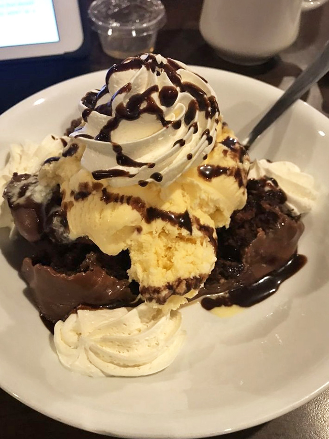 This isn't just dessert&mdash;it's the grand finale to a symphony of flavors. Ice cream and chocolate in perfect harmony.