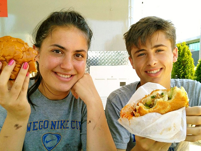 The universal language of burger joy needs no translation. These expressions say what words cannot: "This was absolutely worth the trip."