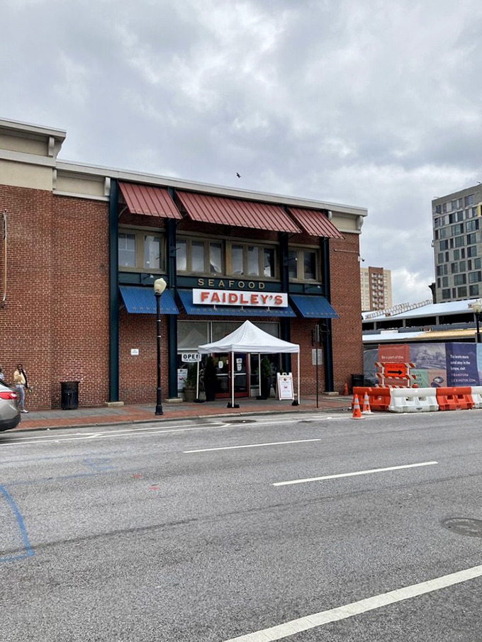 From a distance, it's just another brick building. Up close, it's the gateway to some of the best seafood Maryland has to offer.