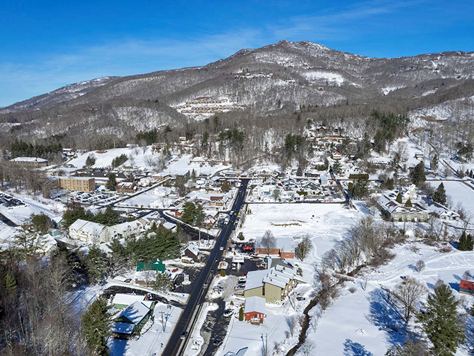 Winter transforms Banner Elk into a snow globe you can actually live in. Those mountain roads look intimidating until you realize they lead to hot chocolate and fireplaces.