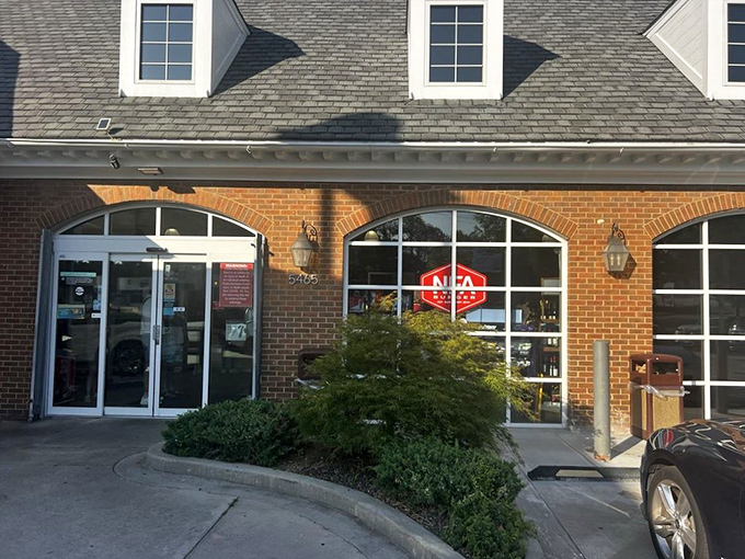 The entrance to burger paradise doesn't need a red carpet. This doorway has welcomed everyone from curious first-timers to devoted regulars seeking their fix.