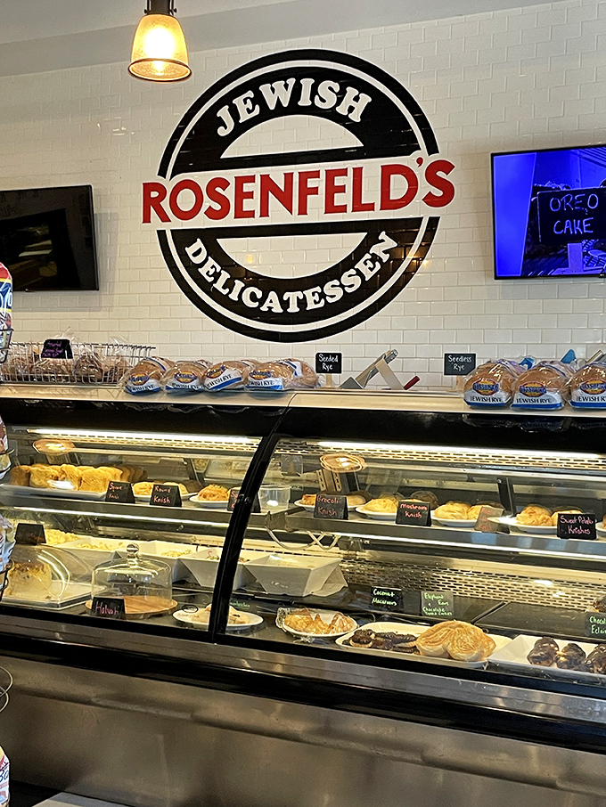 The deli counter—where dreams come true and decisions become impossible. Behind that glass lies a world of possibilities and tomorrow's lunch.