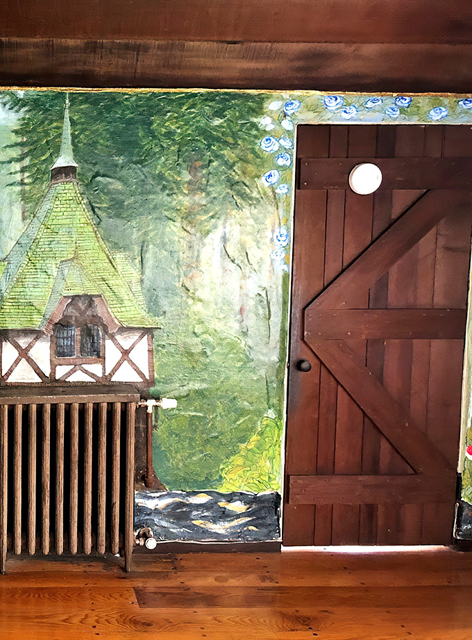 Hand-painted details inside homes show that true craftsmanship never goes out of style or fashion.