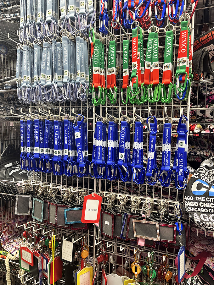 Lanyards and keychains from El Salvador to Mexico &ndash; a global souvenir selection that rivals airport duty-free shops.