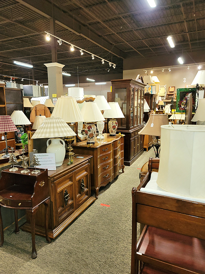 A lamp forest that would make any lighting designer swoon. Finding your perfect reading companion has never been more affordable.