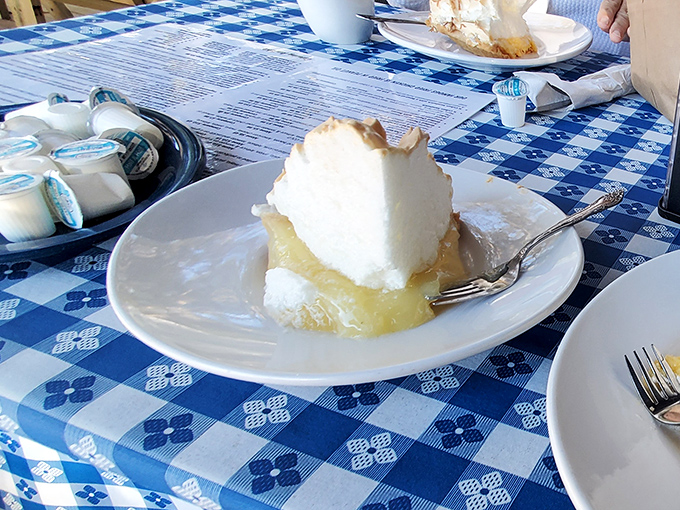 When meringue stands this tall and proud atop lemon filling, it's not just dessert&mdash;it's a declaration that some traditions are worth preserving perfectly.