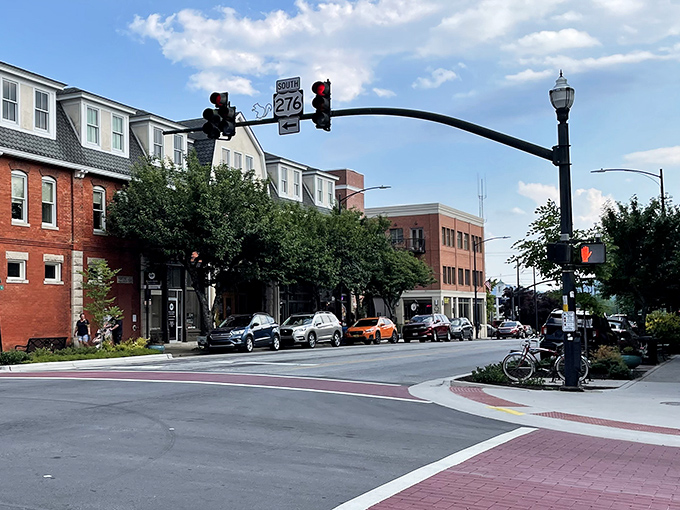 Strolling down Brevard's main thoroughfare feels like walking through a movie set where everyone got the memo about creating the perfect small-town vibe.
