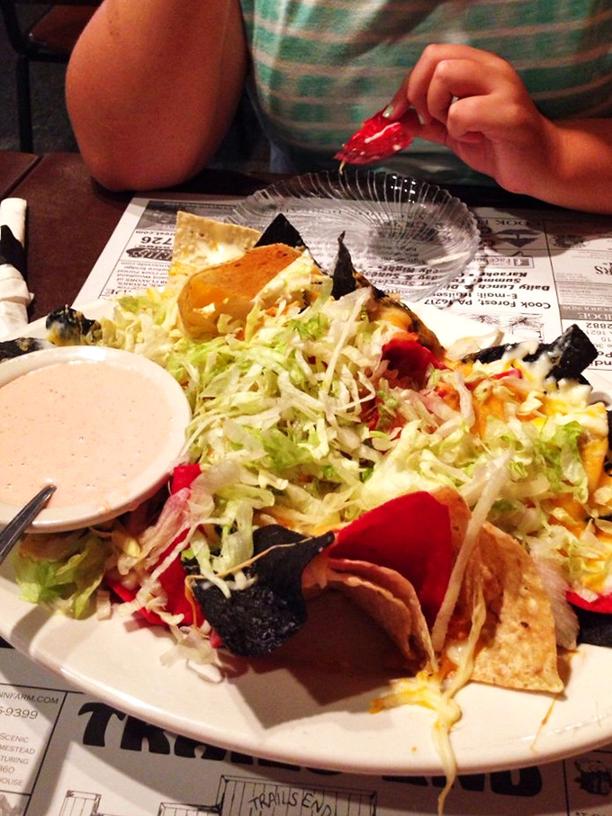 Nachos that require a strategy to eat properly. This isn't just an appetizer&mdash;it's an edible puzzle where every solution is deliciously correct.