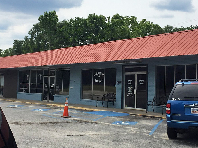 The parking lot tells the story &ndash; local license plates and a mix of work trucks and family cars. When everyone in town eats here, you know it's the real deal.