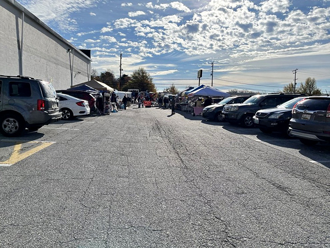 The parking lot: first battlefield in the weekend warrior's campaign. Early birds get the spaces closest to the entrance&mdash;and the best finds inside.