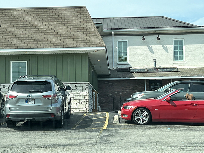 Full parking lots never lie. When locals consistently leave their vehicles here, you know what awaits inside is worth every calorie.