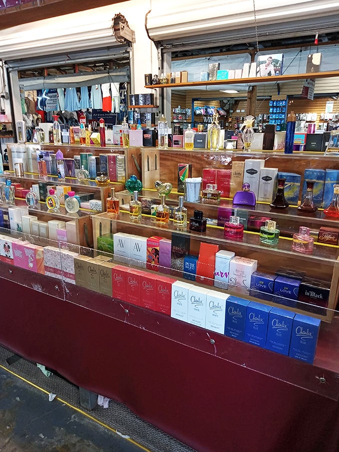 The perfume counter: where you can smell like a celebrity without their bank account. Scent memories bottled and waiting.