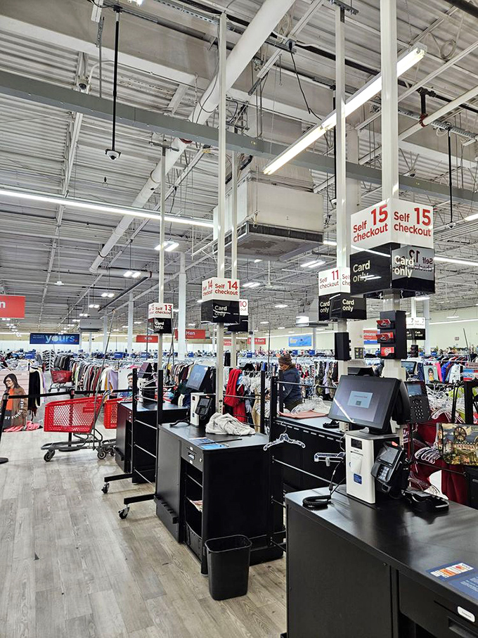 The final frontier: checkout lanes where victory is measured in savings and the thrill of the hunt culminates in that satisfying receipt.