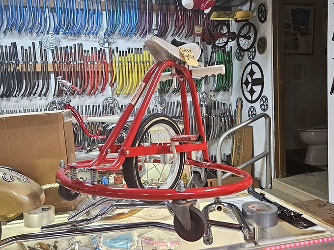 The "Silly Cycle" proves that not all bicycle innovation was practical&mdash;some was purely for the joy of making onlookers say "you're riding WHAT?"