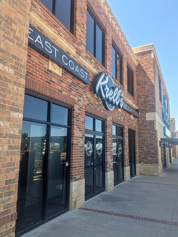 The storefront stands proud against the Oklahoma sky, a brick-and-mortar promise that East Coast flavor has found a happy home in Yukon.