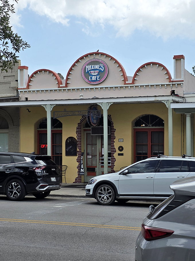That vintage-style sign isn't just announcing a restaurant&mdash;it's promising a Bastrop institution where breakfast dreams come true. Since 1997! 