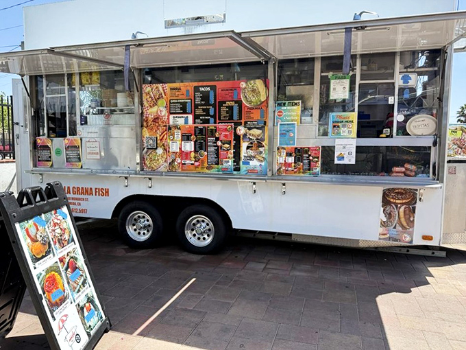 Curb appeal that's all about the food. La Grana Fish lets its menu do the talking, focusing on flavor rather than fancy exteriors.