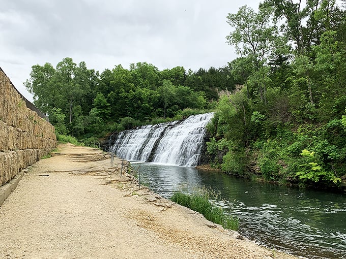 The path alongside Thunder Bay Falls offers front-row seats to nature's continuous performance &ndash; no tickets required, though memories are non-refundable.