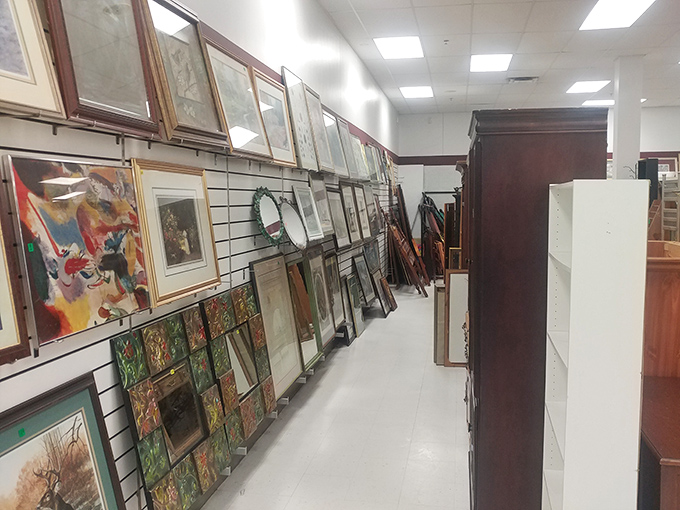 Art and frames galore! Transform your walls without emptying your wallet. That abstract piece would look perfect above your sofa.