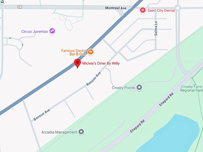 16 mickey&rsquo;s diner by willy map