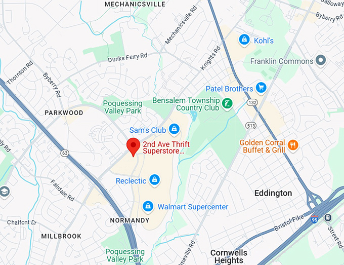 16. 2nd ave thrift superstore philadelphia, pa map