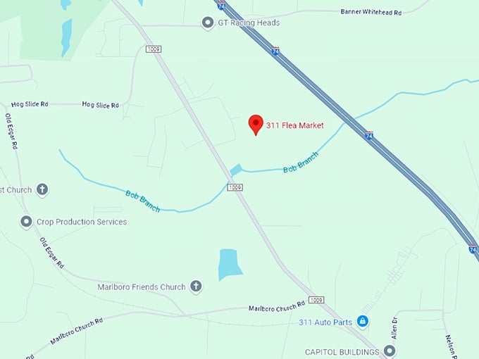 16. 311 flea market map