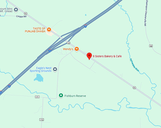 16. 8 sisters bakery & cafe map
