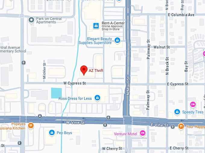 16. az thrift llc map