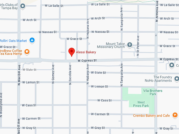 16. alessi bakery map