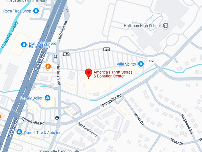 16. america's thrift stores & donation center map