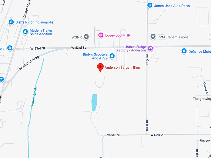16. anderson bargain bins map