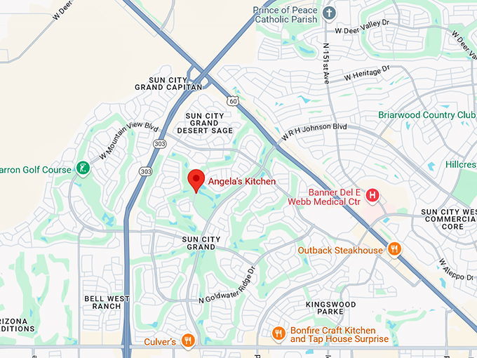 16. angela's kitchen map