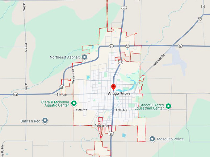 16. antigo wi map