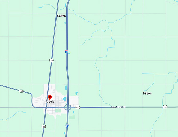 16. arcola map