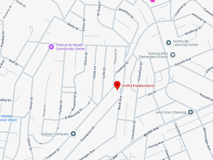 16. aretha frankensteins map