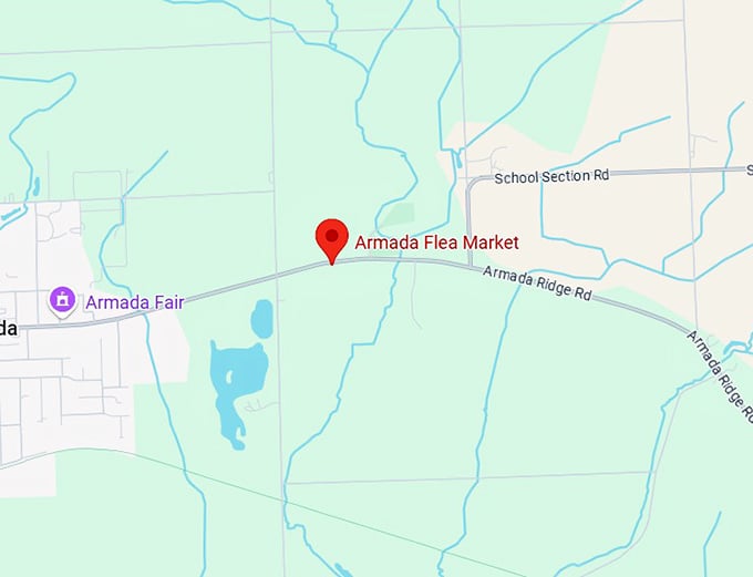 16. armada flea market map