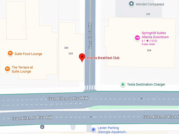 16. atlanta breakfast club map