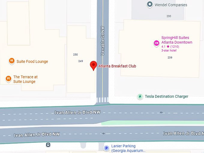 16. atlanta breakfast club map