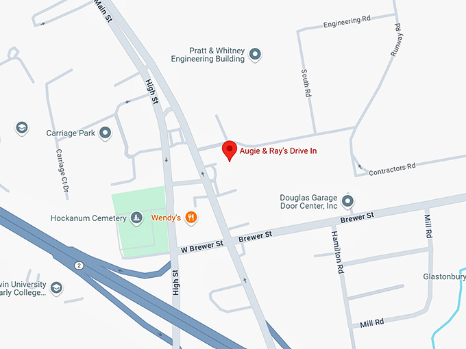 16. augie & ray's drive in map