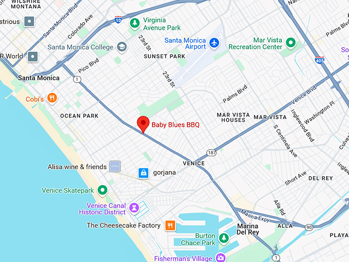 16. baby blues bbq map