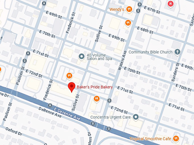 16. baker's pride bakery map