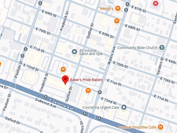 16. baker's pride bakery map